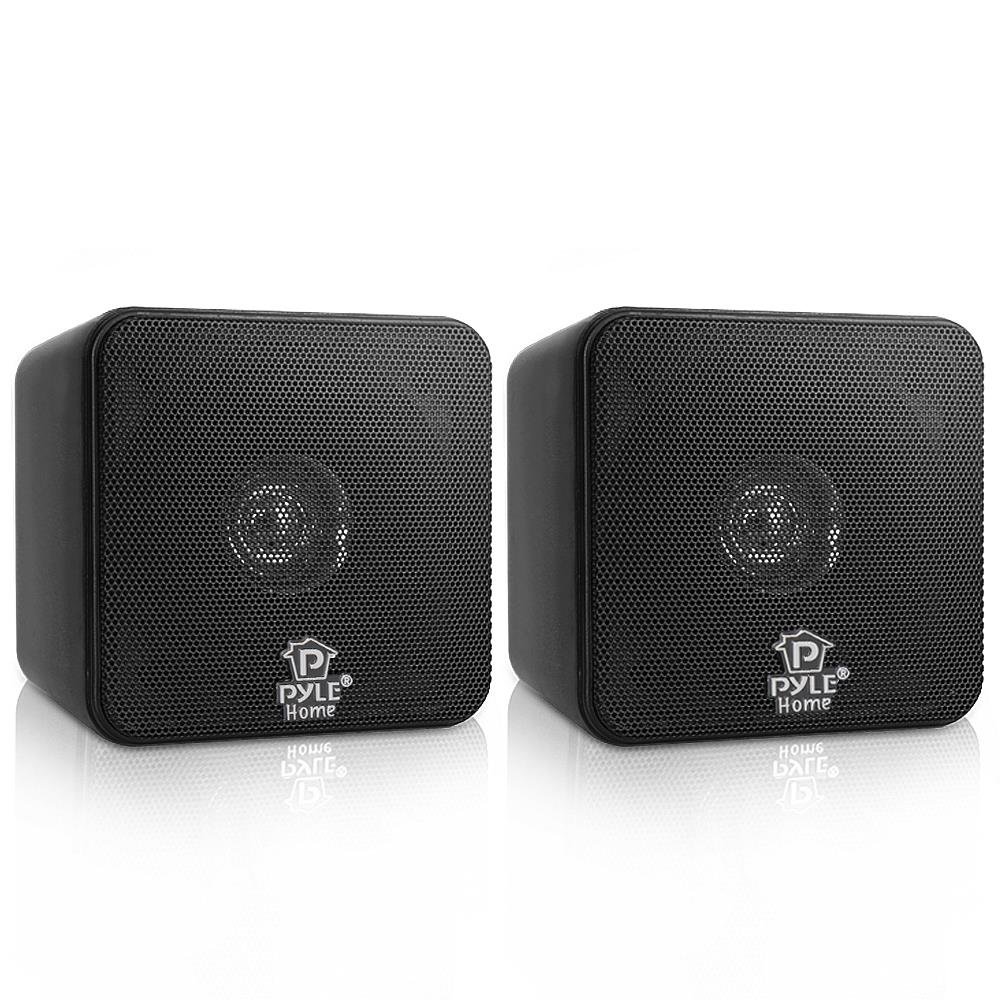 Audio Stereo Surround Sound System - 1 Pair - Pyle PCB4BK (Black)