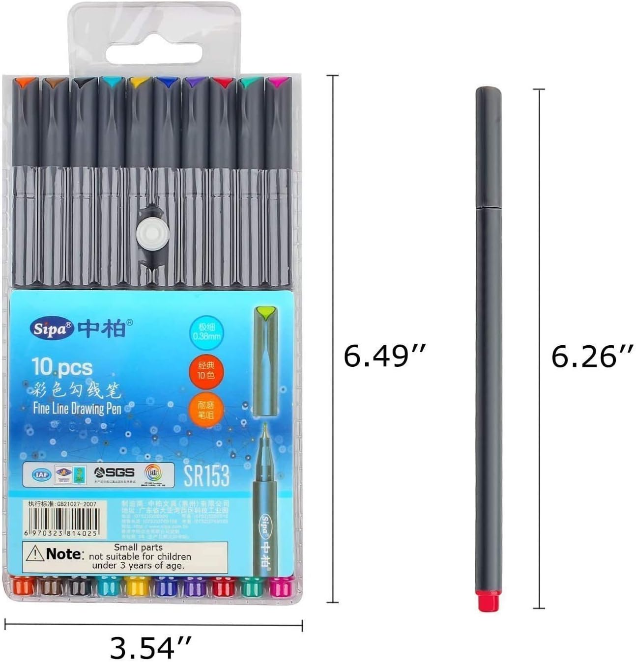 Fineliner Color Pens Set,10 Pack Fine Liner Color Pen Set Sketch ...
