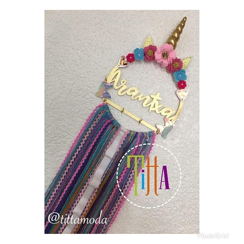 Porta Monos para Ganchitos Diademas Unicornio: Amazon.com.mx: Handmade