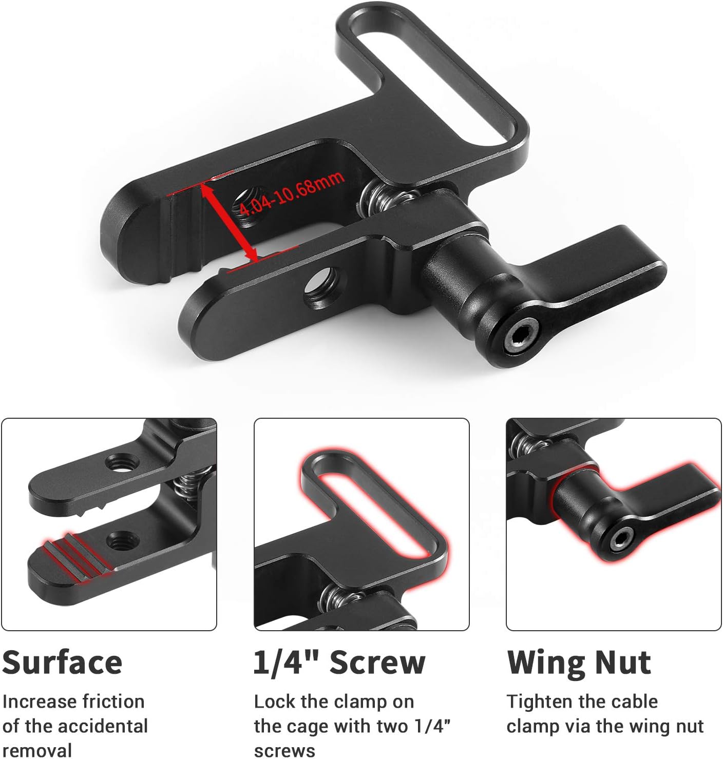 SMALLRIG HDMI Cable Lock/Protector for Sony A7RIII A7III A7II A7RII ...