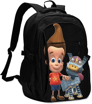 The Adventures of Jimmy Neutron Travel Laptop Backpack, Custom Backpack ...