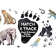 Match a Track: Match 25 Animals to Their Paw Prints: George, Marcel ...