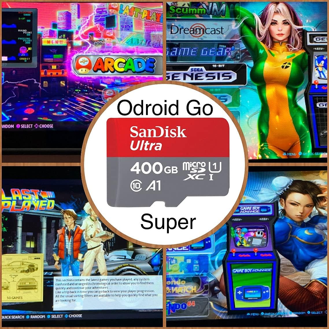TAPDRA 400G SD Card for Odroid Go SUPER OGS Plug&Play with 16430+ Games ...