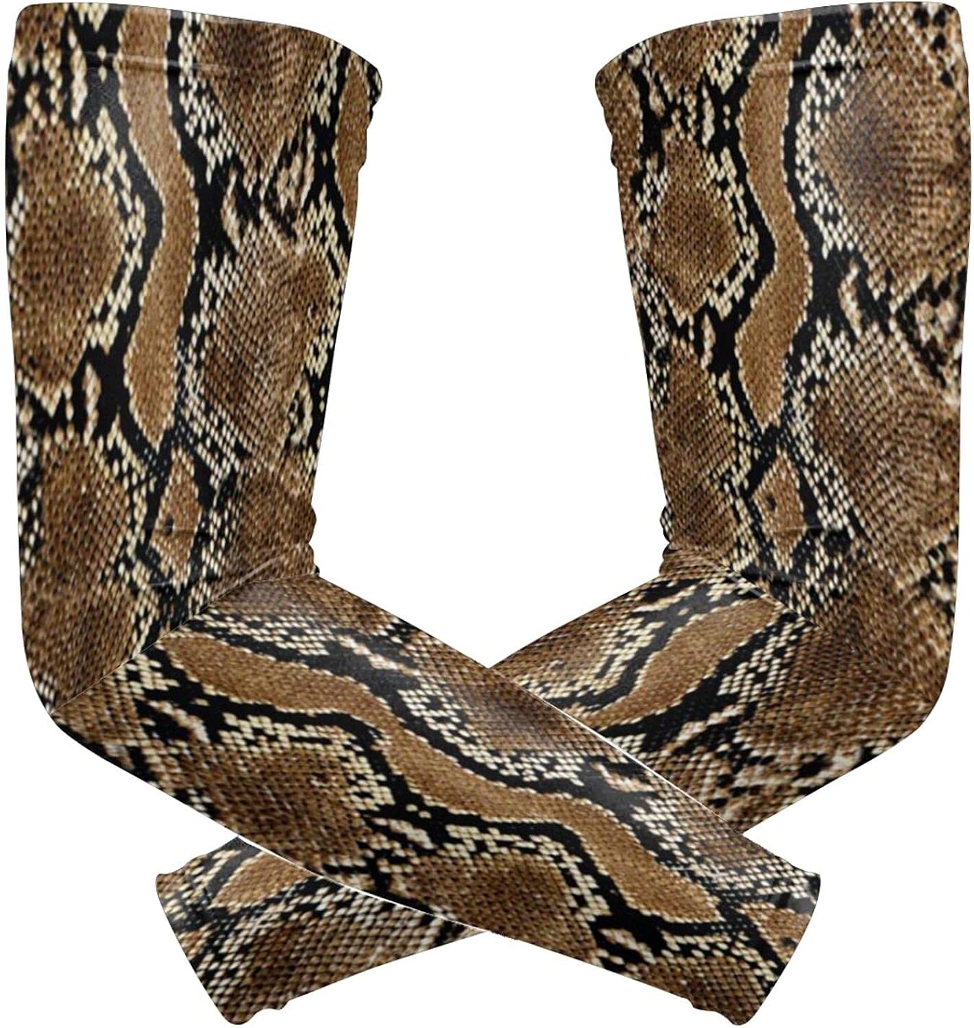 Amazon.com: A Pairs Snake Skin Python Sun Protection Sleeves ...