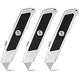 HDX 60037 Single 3-Position Retractable Utility Knife (Single Knife, 4 ...