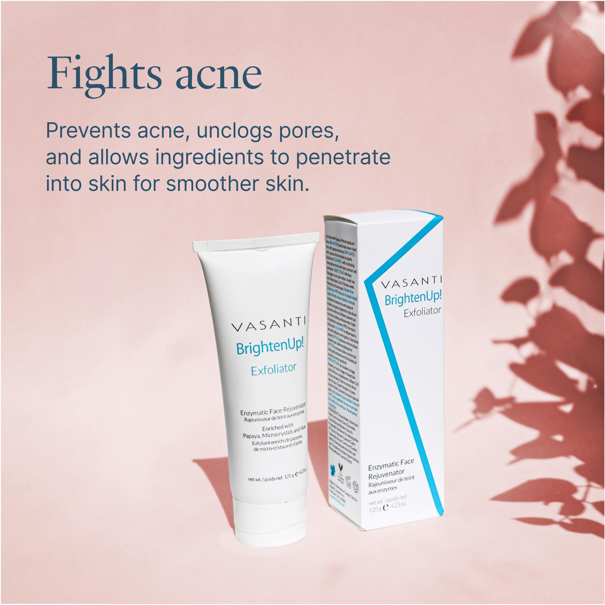 Mua VASANTI Exfoliating Face Wash, Original Size (120g) - Enzymatic ...