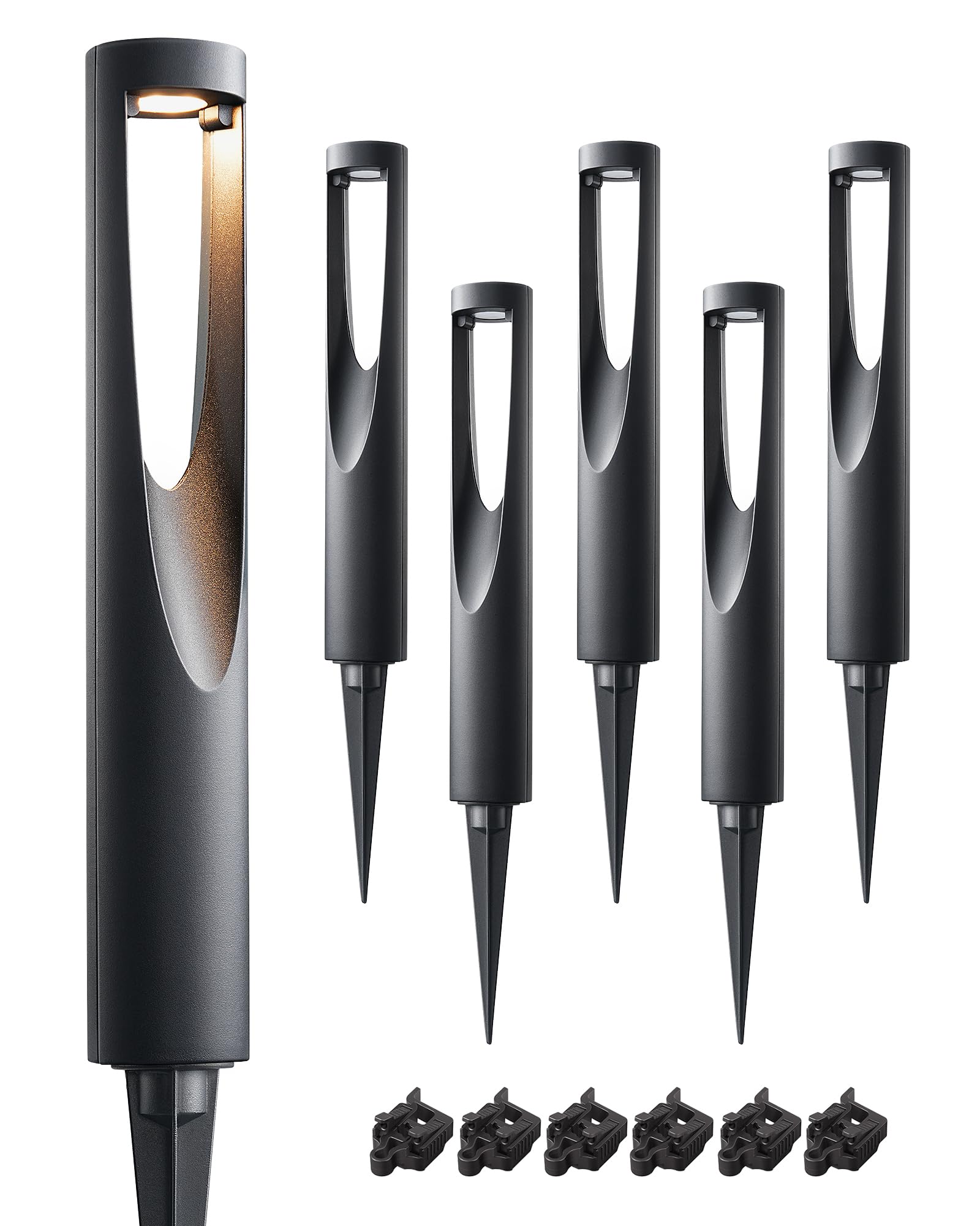 EDISHINE Low Voltage Landscape Lighting, 12-24V 2W 150LM 3000K Outdoor ...