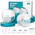 Amazon.com : Paruu P10 Hands Free Breast Pump Wearable, 338mmHg Strong Suction, Low Noise, 4 ...