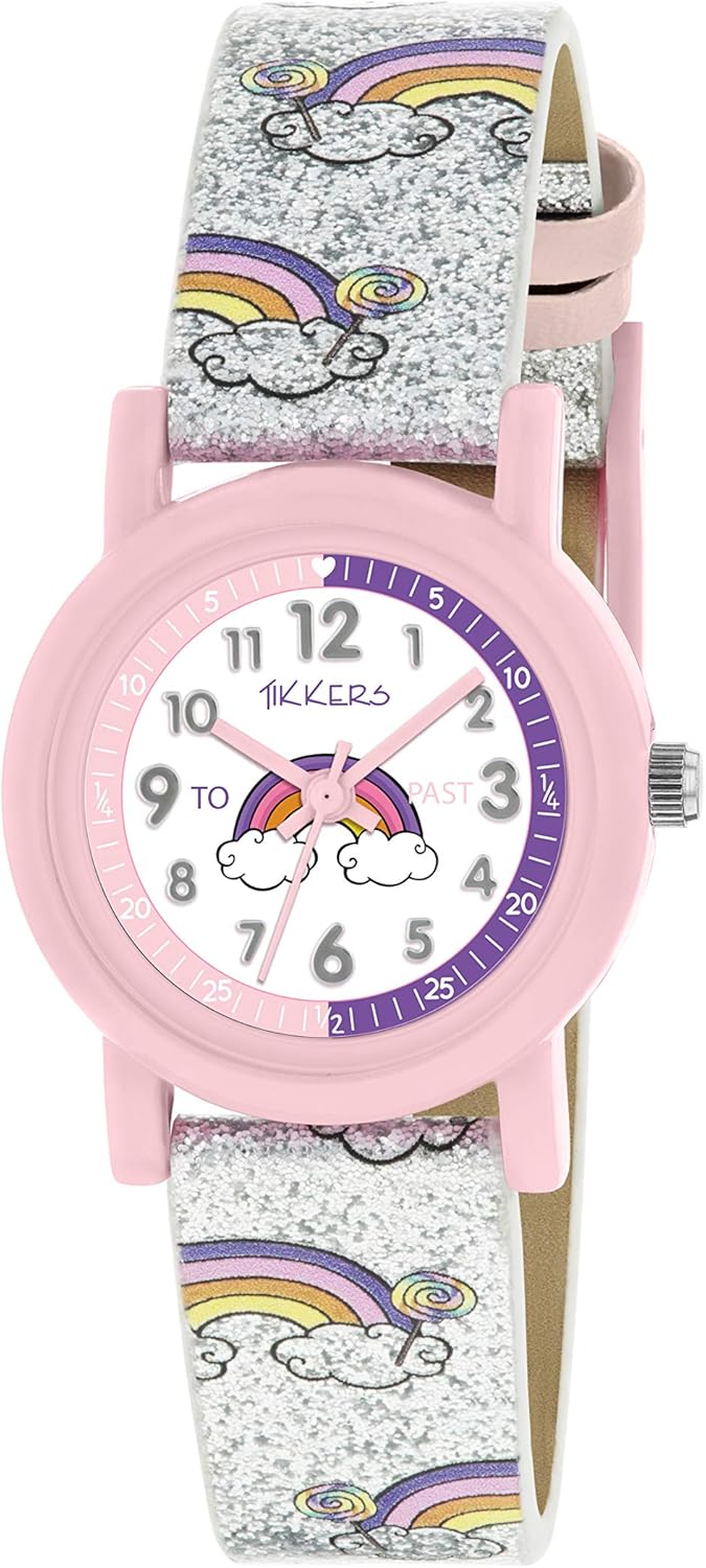 Tikkers Unisex Child Analogue Classic Quartz Watch with PU Strap TK0178 ...