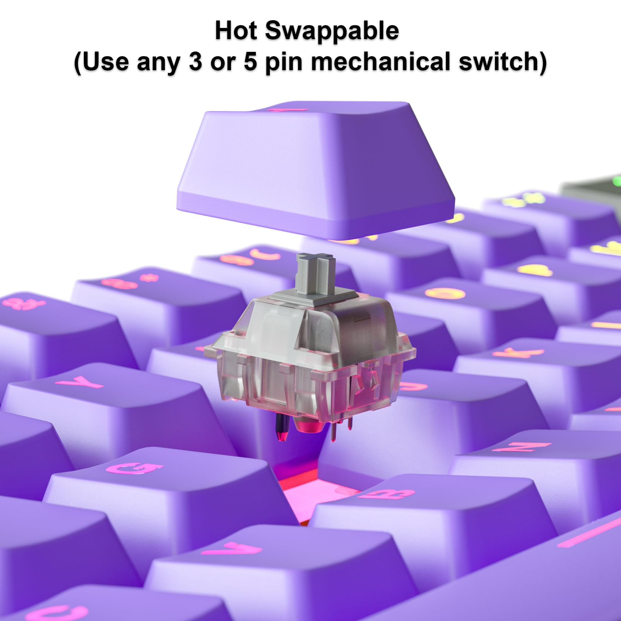 Mua Kraken Pro 60 BLACK LOTUS Edition 60% Mechanical Keyboard + BLACK ...