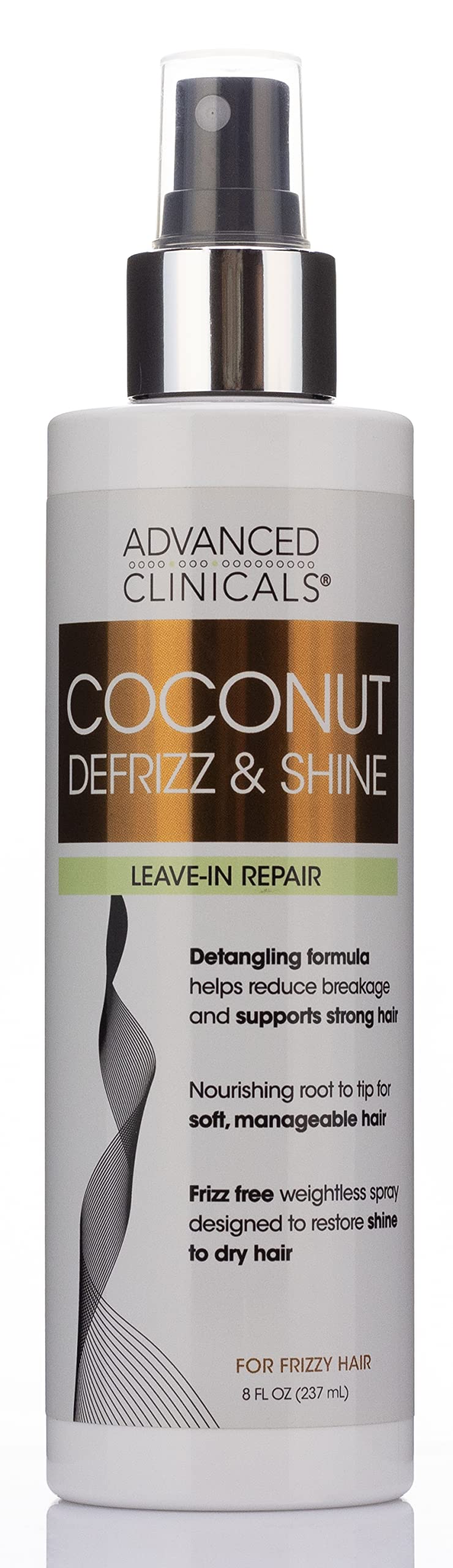 Mua Advanced Clinicals Coconut Defrizz & Detangle Spray Pure Hydrating ...