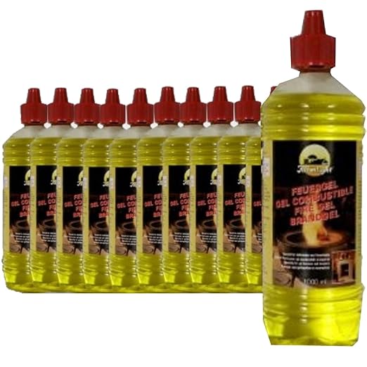 12 litres High Performance Gel Fuel in 1 Litre Bottles: Amazon.co.uk ...
