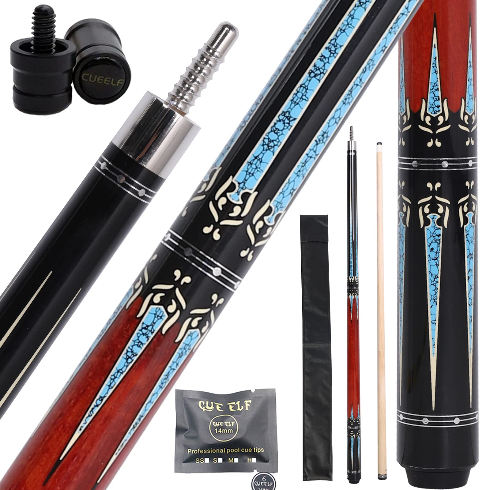Mua CUEELF Pool Cue Stick Billairds cue Stick 58 inch Maple Billiard ...