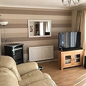 Super fresco Java Stripe Textured Beige/Cream Wallpaper: Amazon.co.uk ...