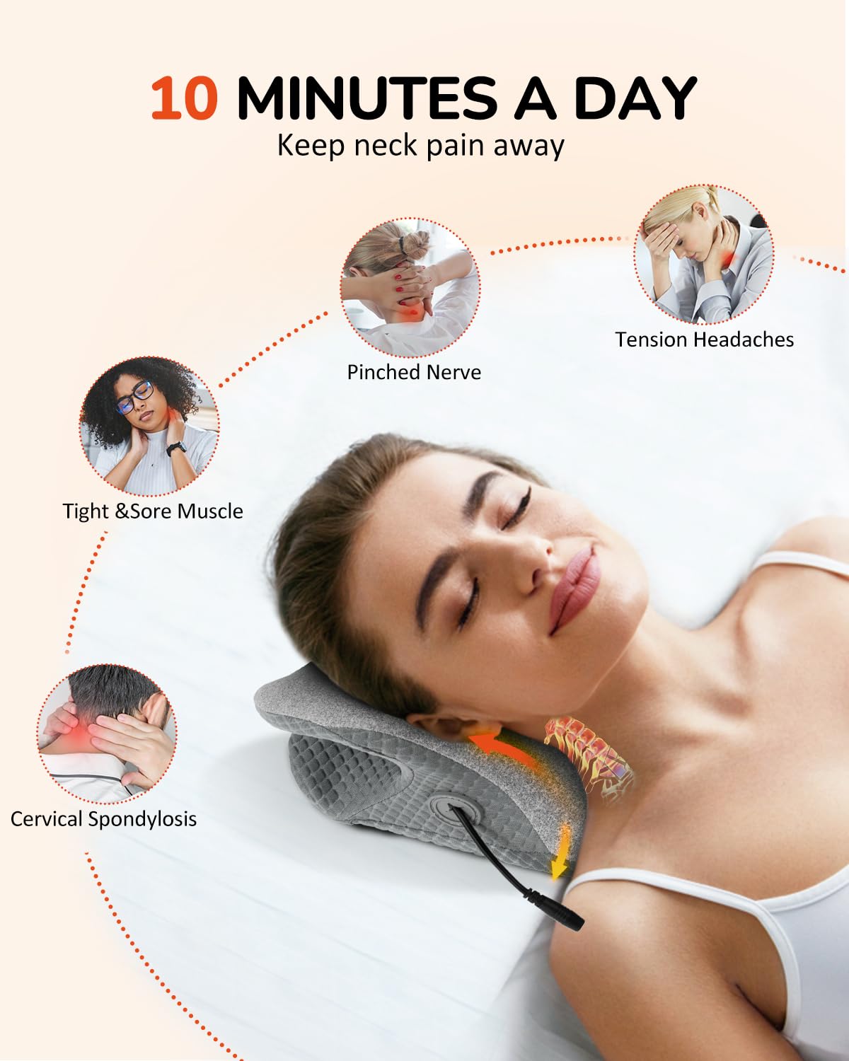 Mua Neck Stretcher for Neck Pain Relief, Graphene Heated Neck and ...