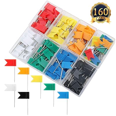 Buy Colorful Map Pins Set - 160 Pieces Online Philippines | Ubuy