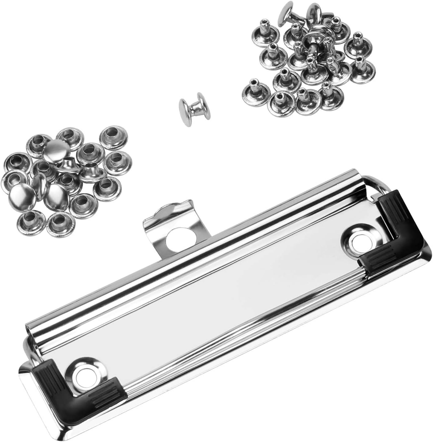 Meetory 10 Pack Mountable Clipboard Clips,Spring Loaded Surface Mount ...