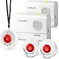 Amazon.com: SYNLETT Caregiver Pager Wireless Nurse Call Button for ...