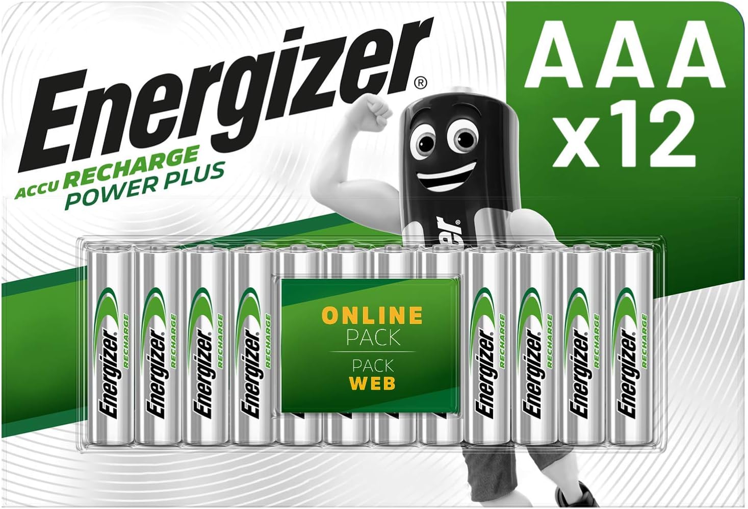 Energizer Rechargeable Batteries AAA, Recharge Power: Amazon.co.uk ...