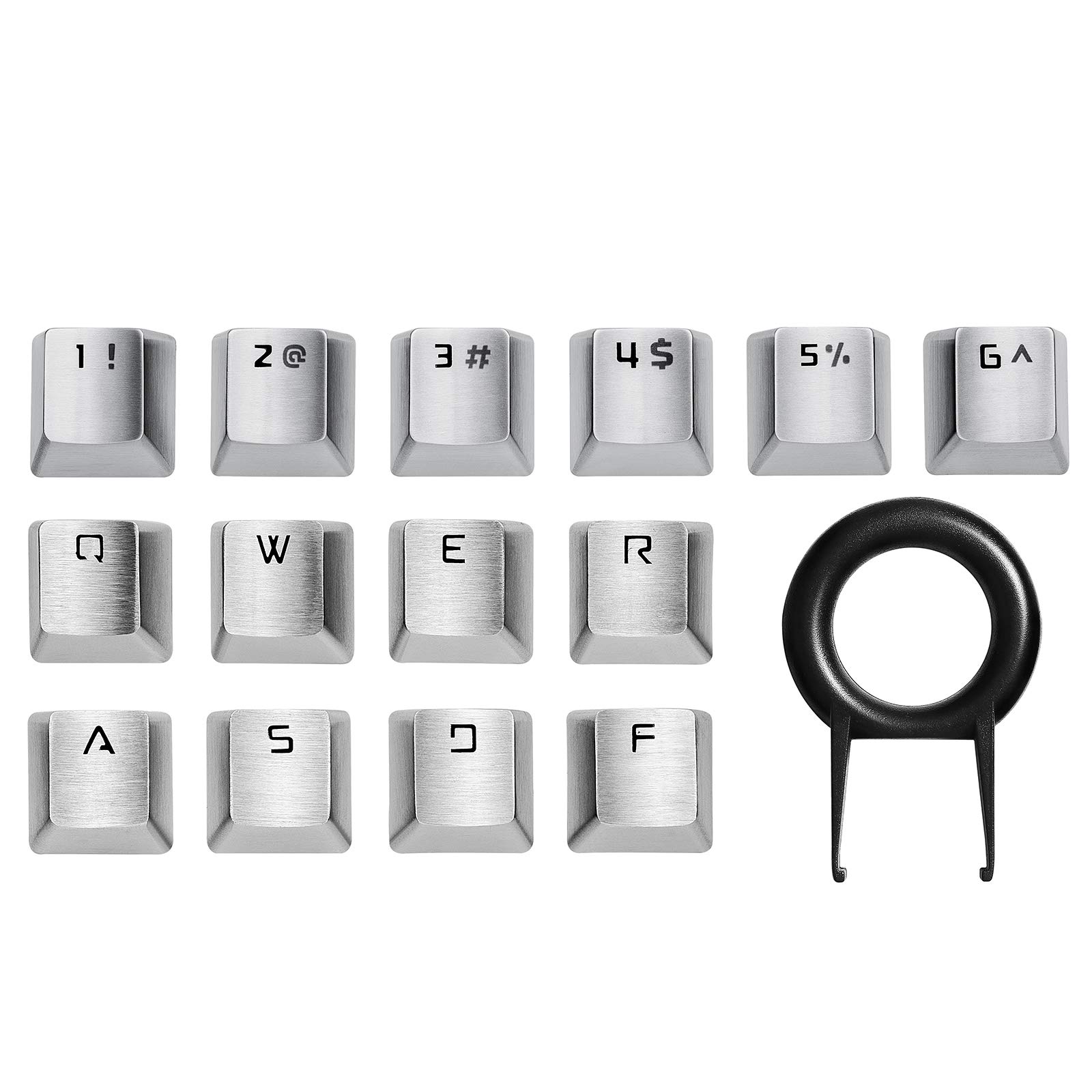 Mua Metal Keycaps (WASDQREF+1-6) Mechanical Gaming Keyboard Keycaps for ...