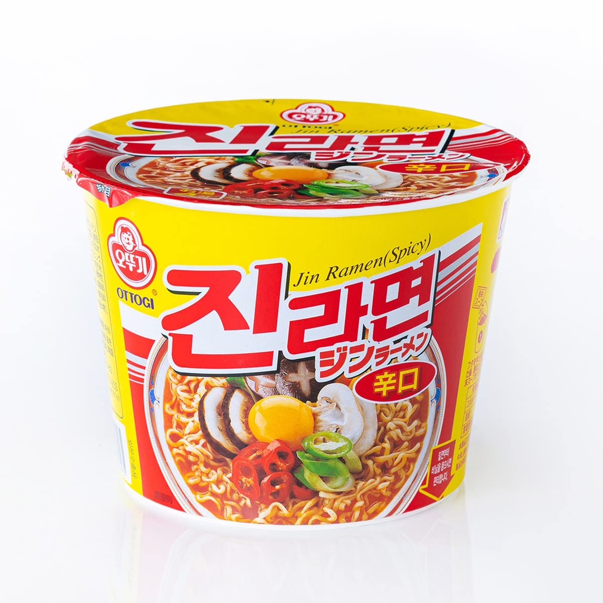 Mua Jin Ramen, Big Cup, Dry (16 Pieces), Ottogi, Korean Ramen, Instant ...