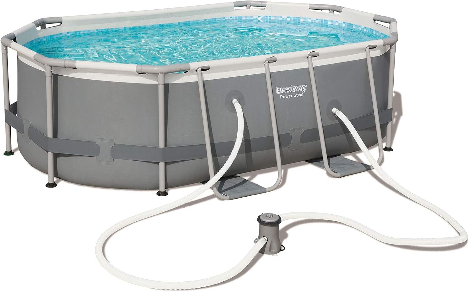 Piscina Desmontable Tubular Bestway Power Steel Oval 300x200x84 Cm Piscina Desmontable Tubular Bestway Power Steel Oval 300x200x84 Cm