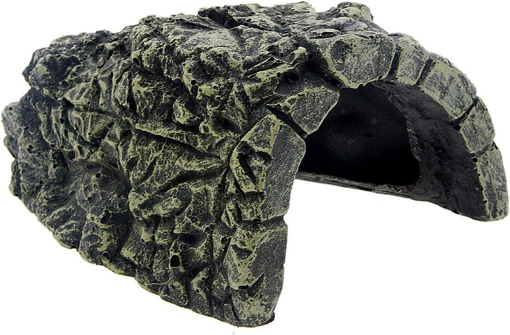 Saim Resin Aquarium Decorations Cave & Cute Hideout For Small Lizards ...