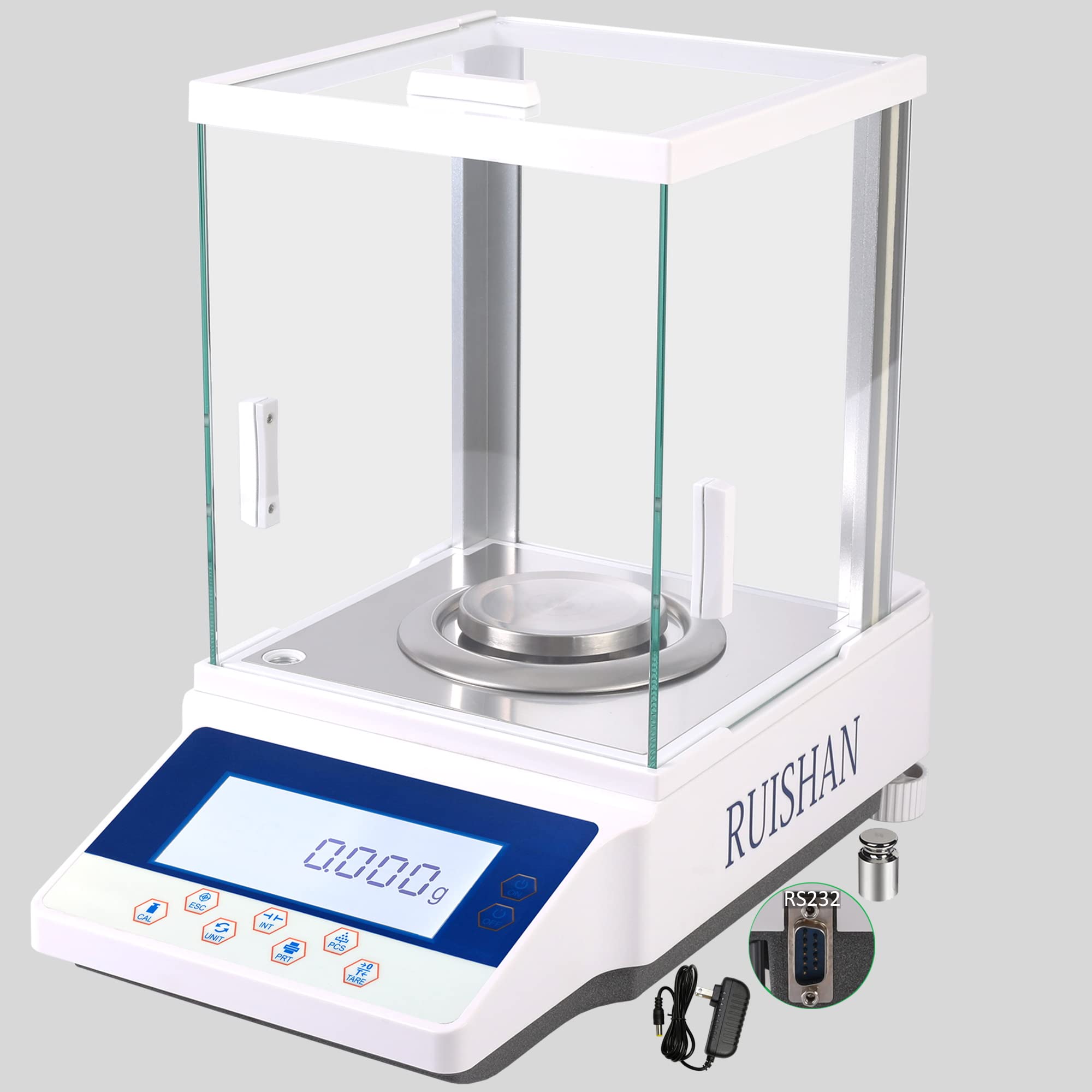 RUISHAN 300g X 1mg Lab Analytical Balance Scale 0.001g High Accuracy ...