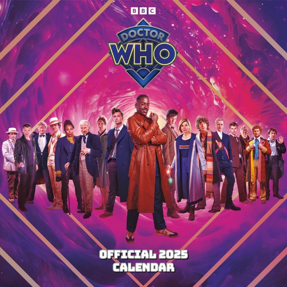 Mua 2025 Calendar Doctor Who Classic Edition Month to View BBC Square ...