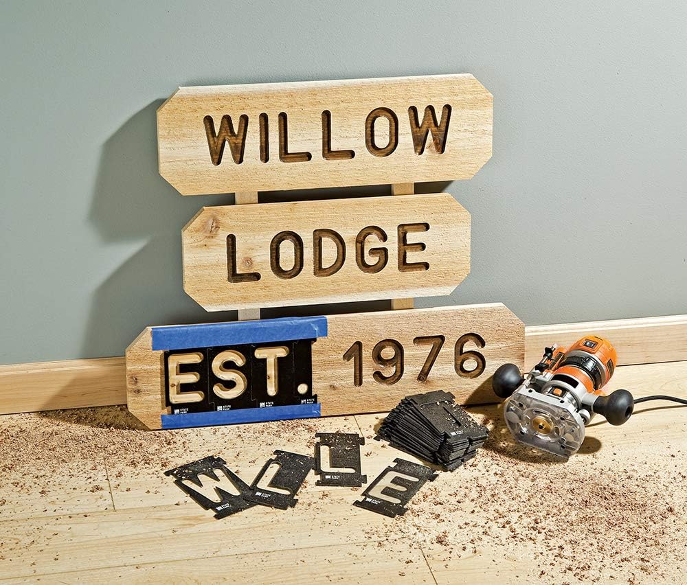 Rockler 490702 Interlock Signmakers Templates – BigaMart