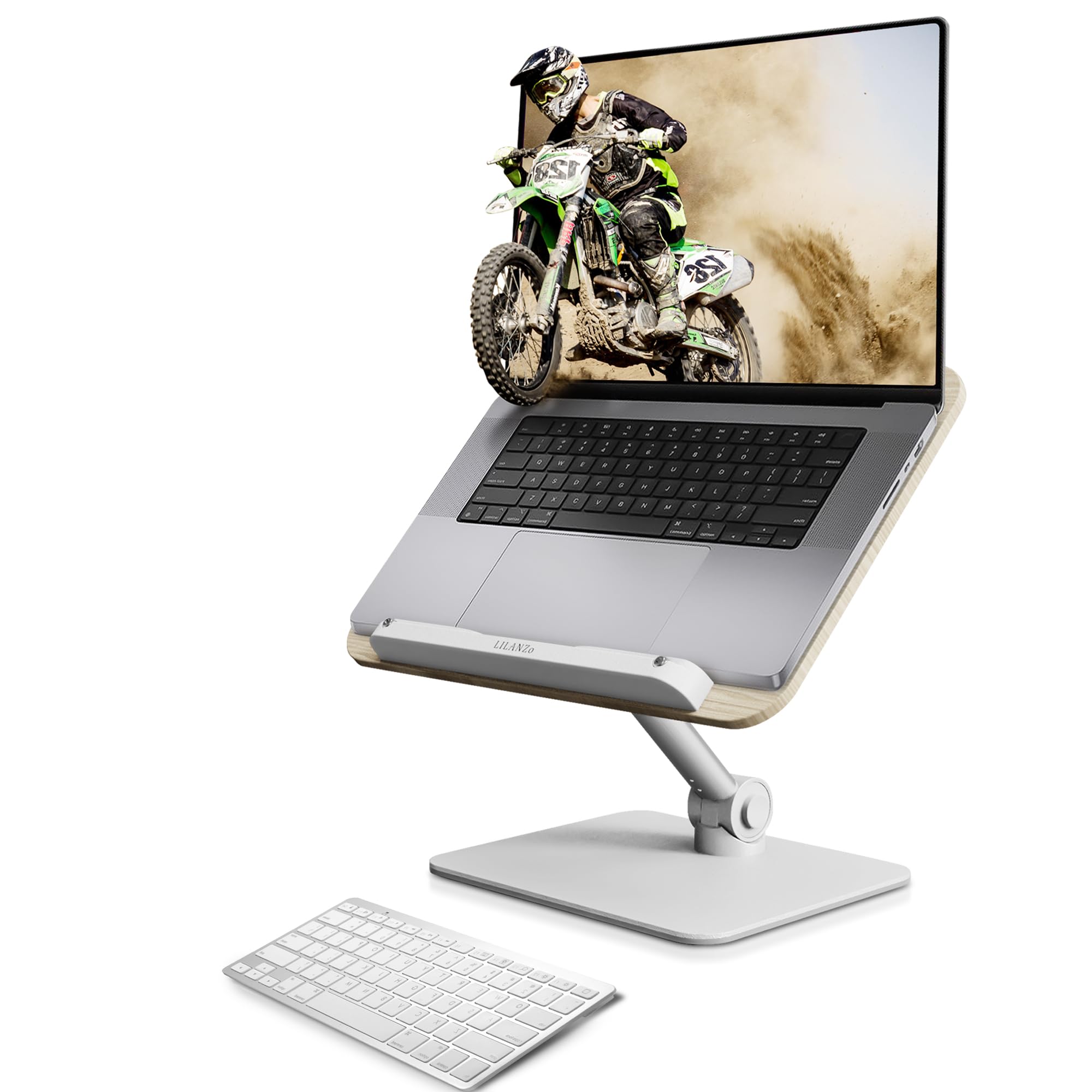Mua LILANZo Laptop Stand for Desk Adjustable Height Laptop Riser, Large ...