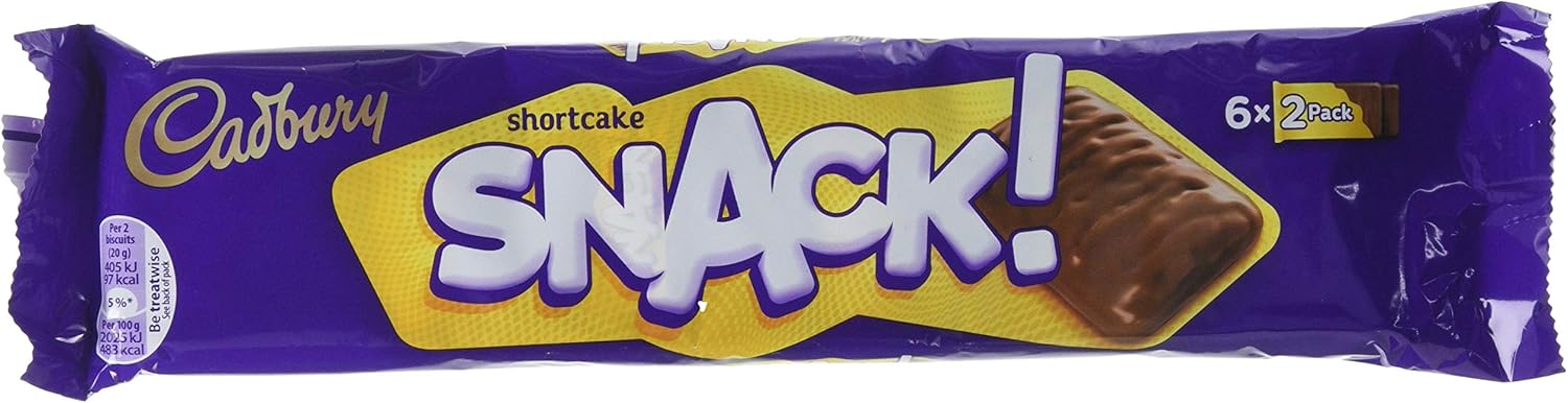 Cadbury Snack Shortcake Chocolate Multipack Biscuit, 120 g: Amazon.co ...