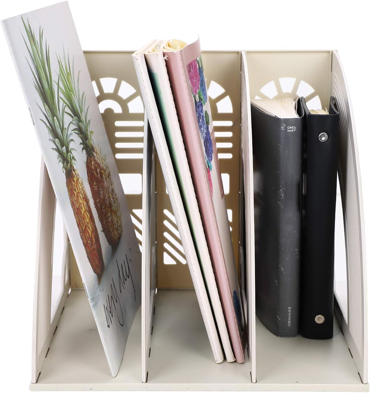 Desk File Organiser, Detachable File Rack Holder Desktop Triplicate ...