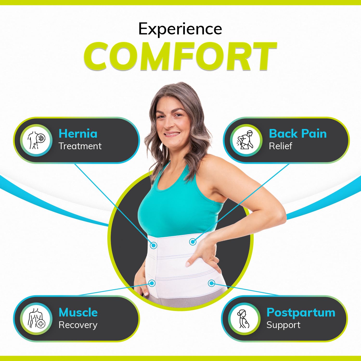 Mua BraceAbility Medical Abdominal Stomach Binder - Belly Band ...