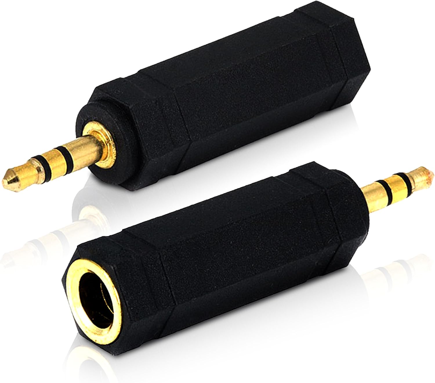 3 5mm To 6 3mm Stereo Audio Jack Adapter Connects Amazon co uk