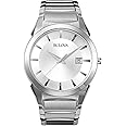 Amazon.com: Bulova Classic Quartz Men's Watch, Stainless Steel with ...