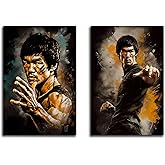 Amazon.com: Bruce Kung Fu Posters for Wall Art Decor – High Resolution ...