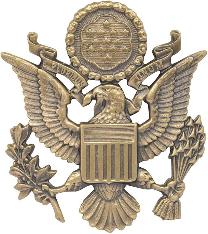 Amazon.com: US Army AGSU Officer Cap Device: Clothing