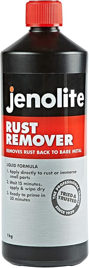 Amazon.com: JENOLITE Original Rust Remover Liquid - Rust Treatment ...