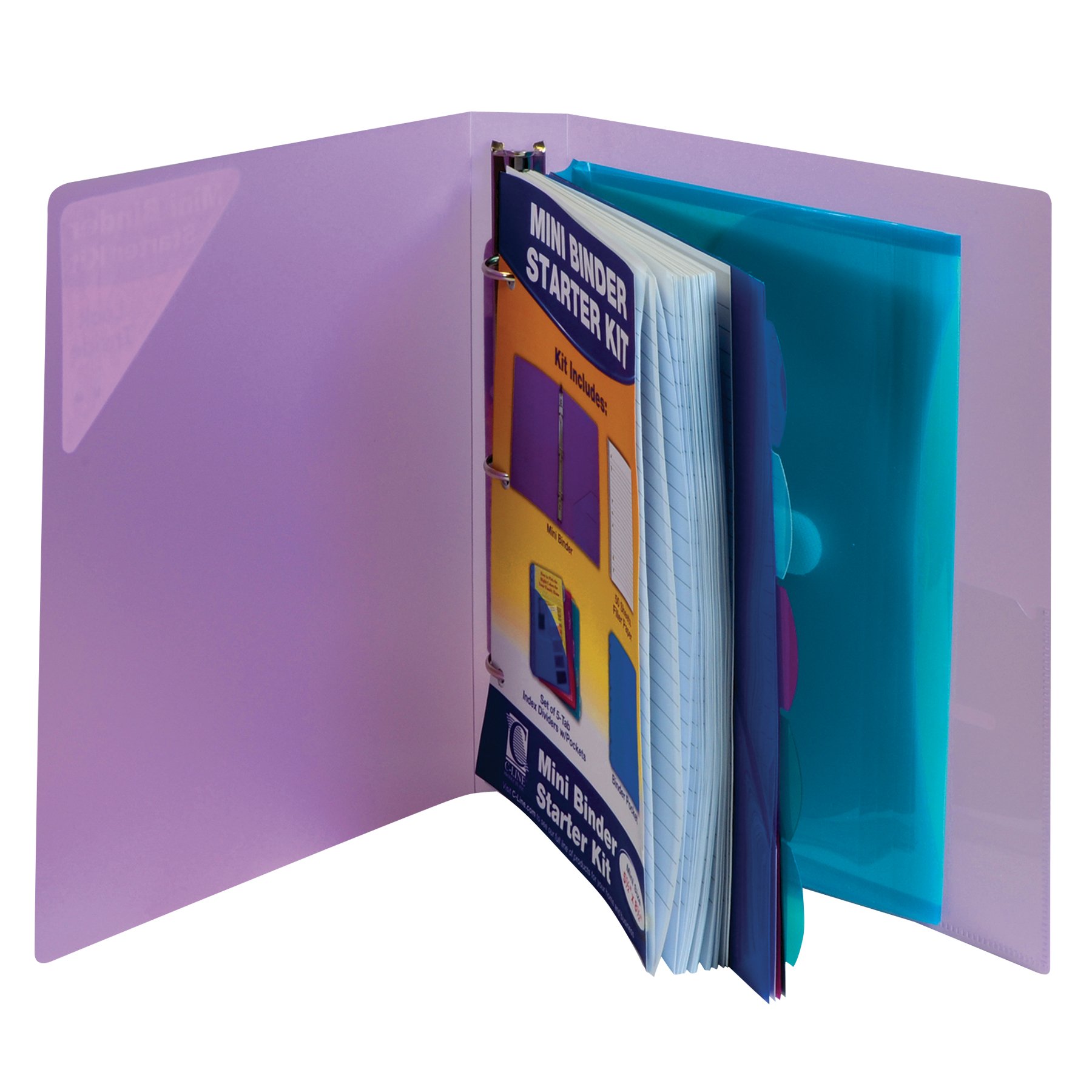 Mua C-Line Mini Binder Starter Kit, Includes Binder, Index Dividers, Filler Paper and Binder ...