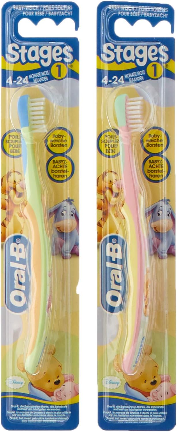 Oral-B Stage 1 Baby’s Toothbrush (0-2 years) Pack of 12 – BigaMart