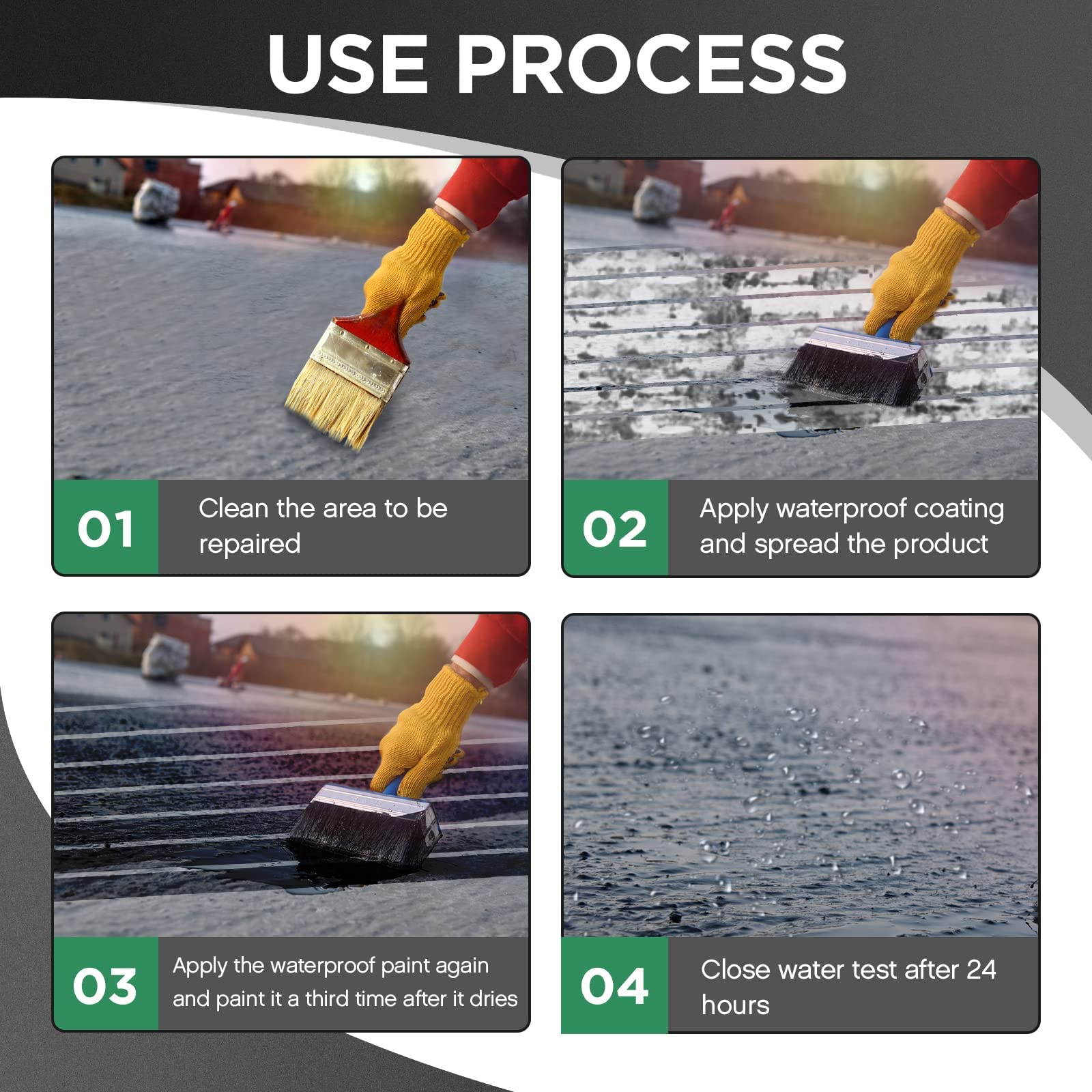 Mua Waterproofing Membrane Fabric Tape 3.9 Inch x 98.4 Foot Anti ...