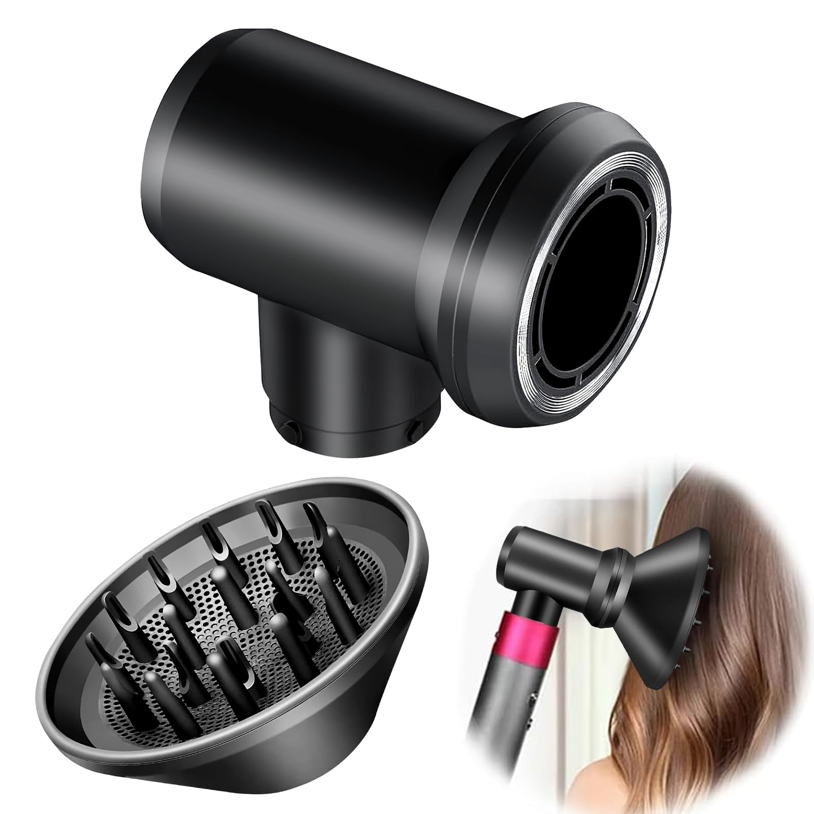 Diffuser and Adaptor for Dyson Airwrap Styler for Airwrap Styler Into A ...