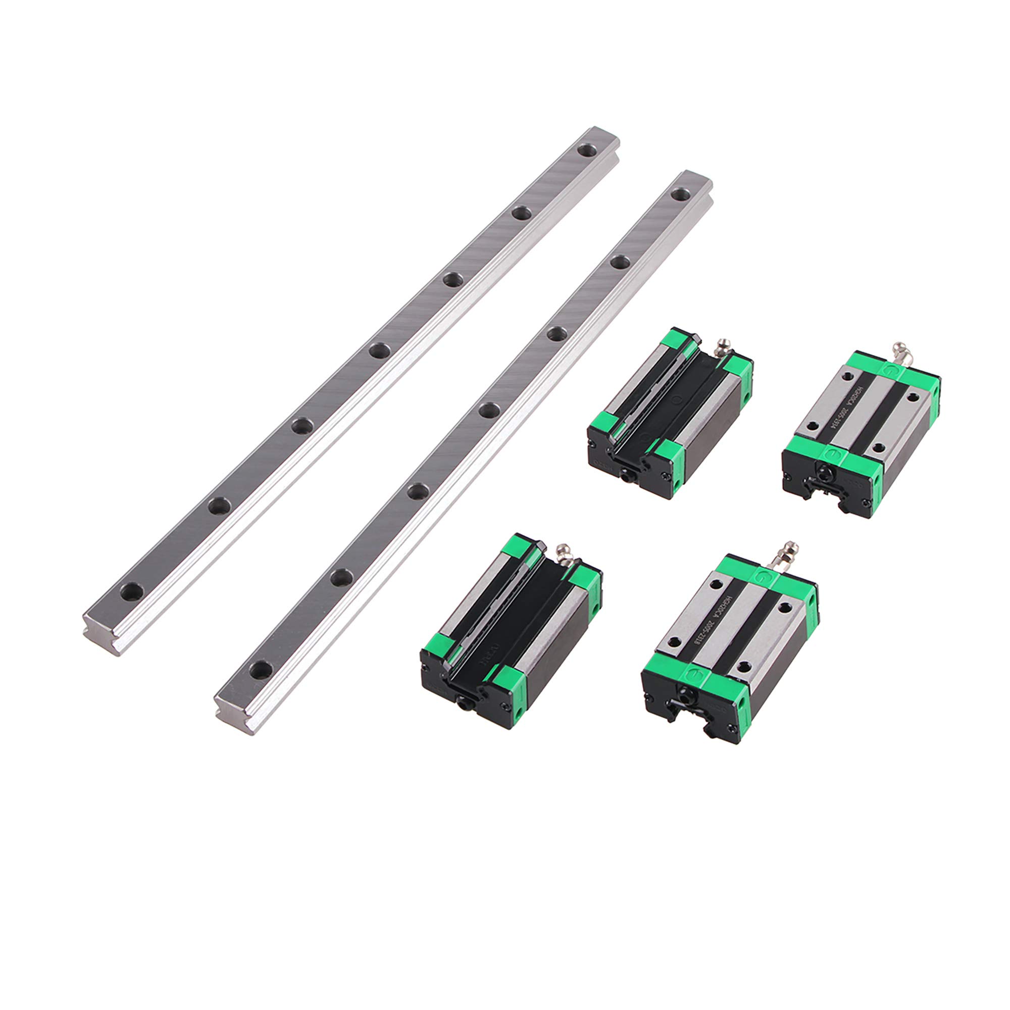 Mua Linear Guide Rail 2 X HGR 20-2200mm Linear Slide Rail + 4 X Bearing ...