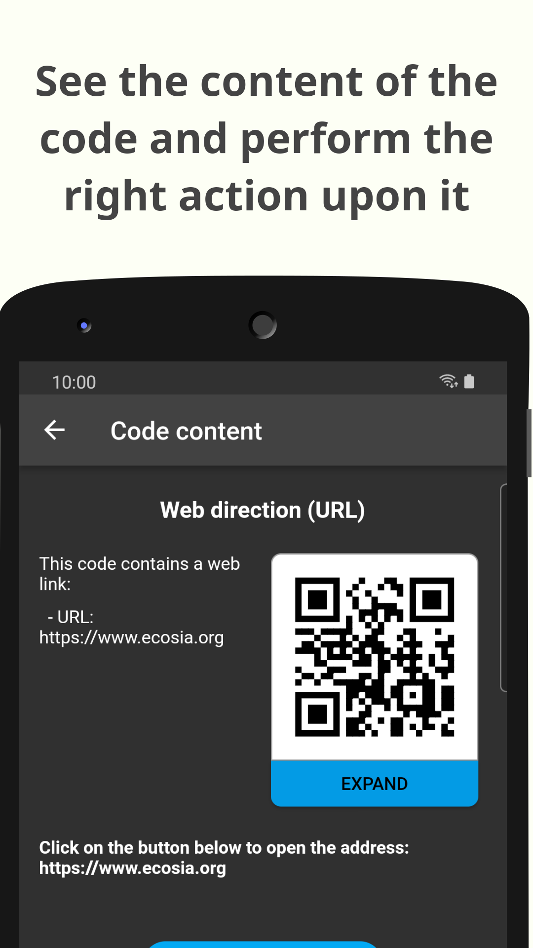 Super QR Code Reader – QR scanner & Code generator:Amazon.it:Appstore ...