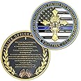 Amazon.com: Saint Michael Police Prayer Law Enforcement Challenge Coin ...