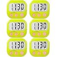 Amazon.com: 6 Pack Digital Kitchen Timers for Cooking Magnetic Timer ...