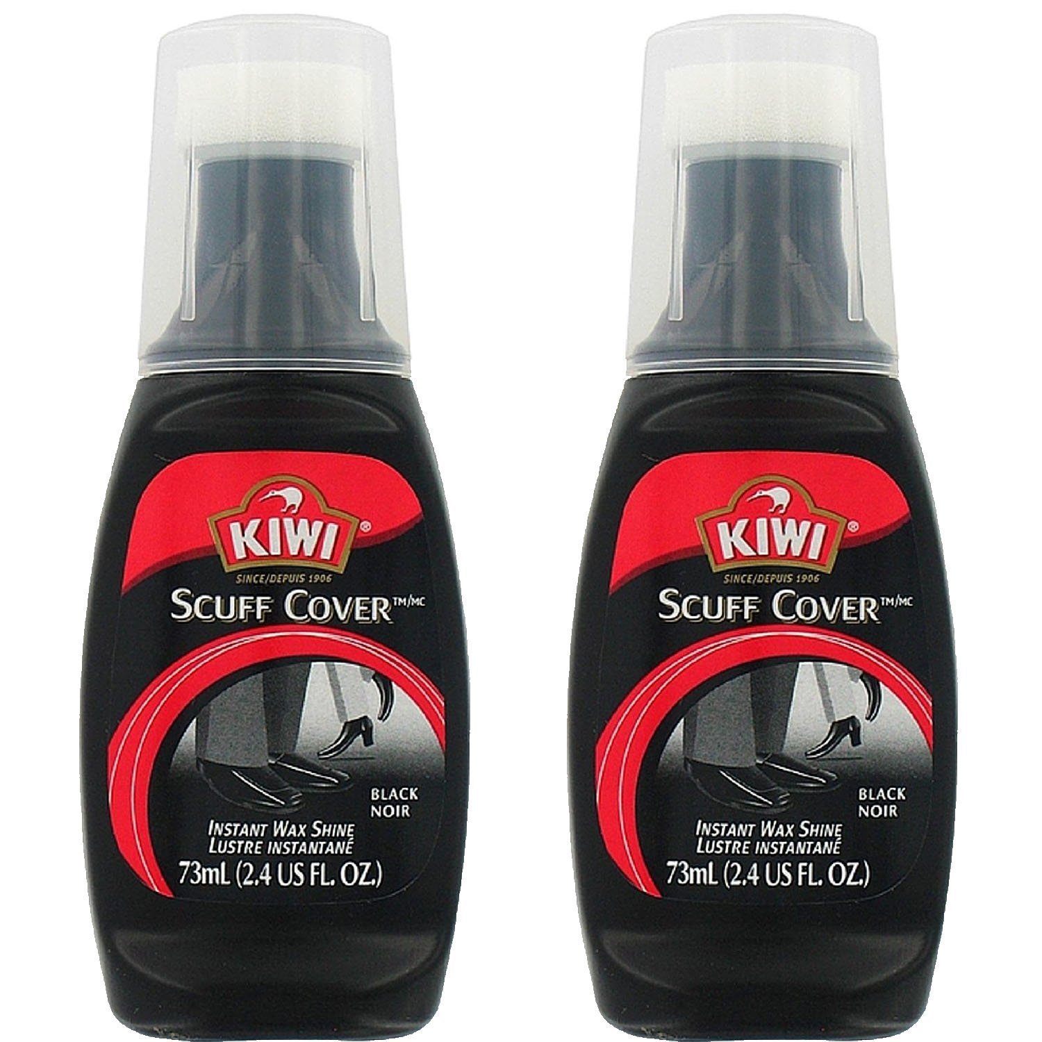 Amazon.com: Kiwi Scuff Cover Brown Instant Wax Shine, 2.4 Fluid Ounce ...