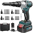 Amazon.com: 2-IN-1 Cordless Rivet Nut Gun Set (10-24 & 1/4 & 5/16 & 3/8 ...