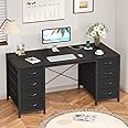 Amazon.com: YOMILUVE 50 Inch Computer Desk with 8 Drawers, Home Office ...
